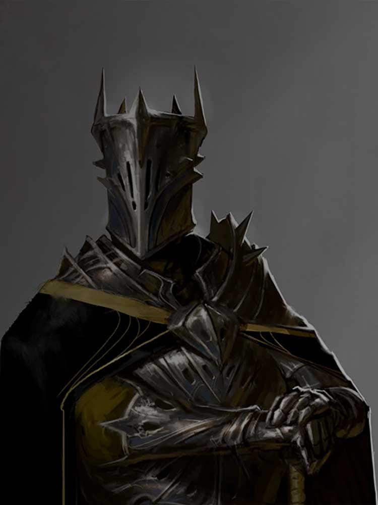 Black Knight Character Concept Art Demo with Tyler James | CG Spectrum
