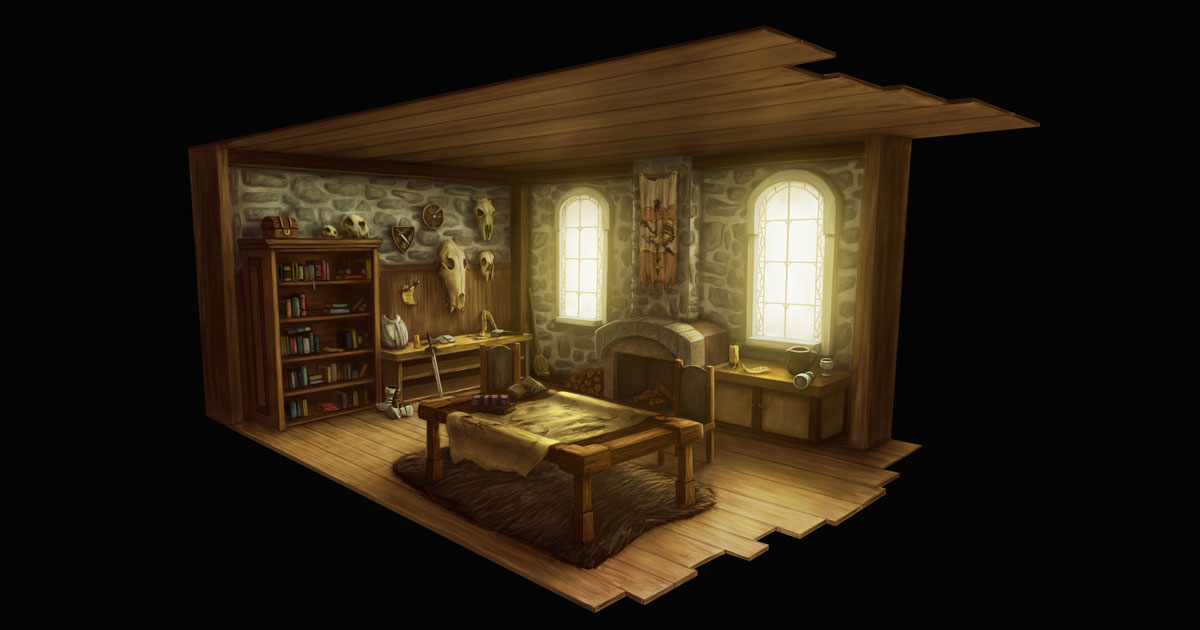 Fantasy Room Concept Art